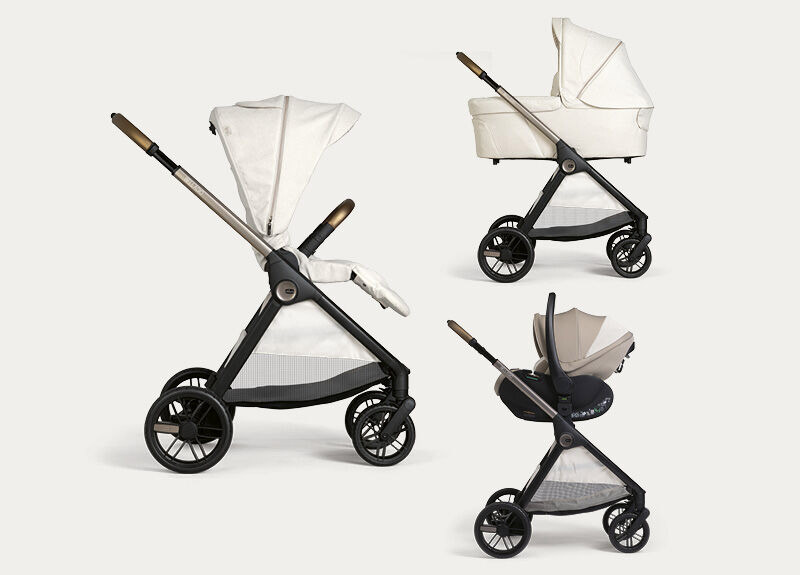 עגלה משולבת צ'יקו בלאג'יו אפור ירח - Chicco Bellagio Stroller Lunar ...